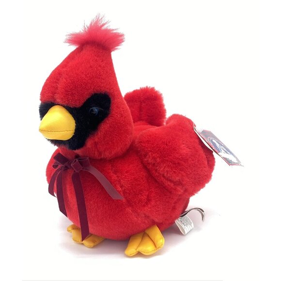 GANZ | Toys | Vintage Ganz Red Cardinal Bird Plush Twilight Santa ...